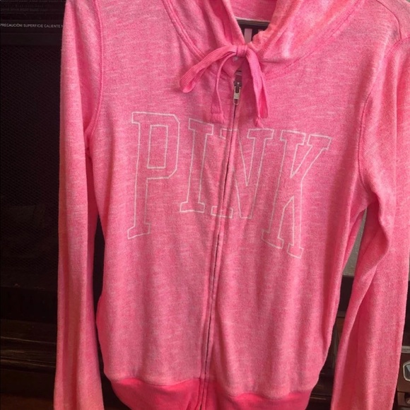 PINK Victoria's Secret | Jackets & Coats | Full Zip Pink Victoria ...